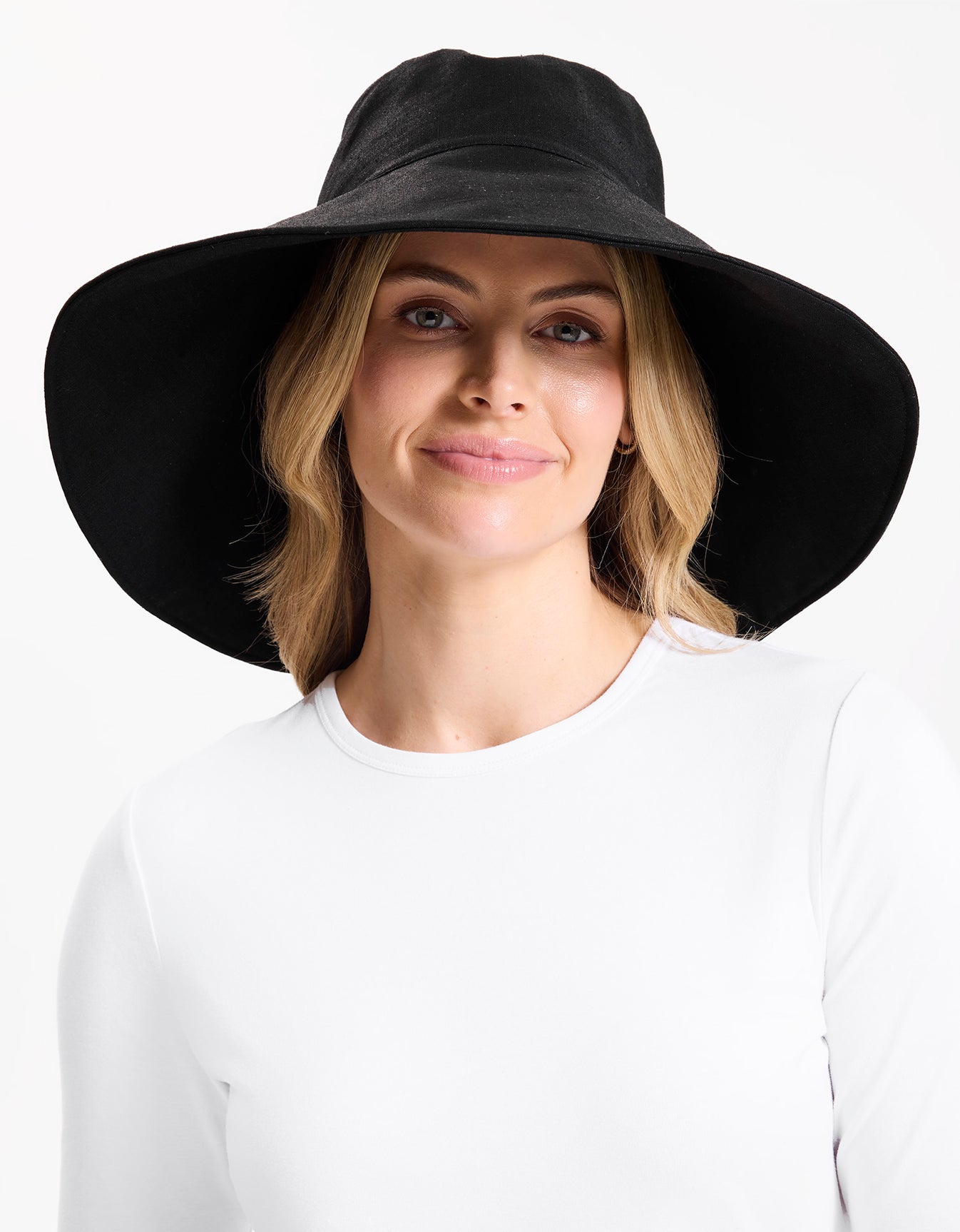 Ultra Wide Cotton Linen Hat UPF 50+ | Women's UV Protection Sun Hat Solbari