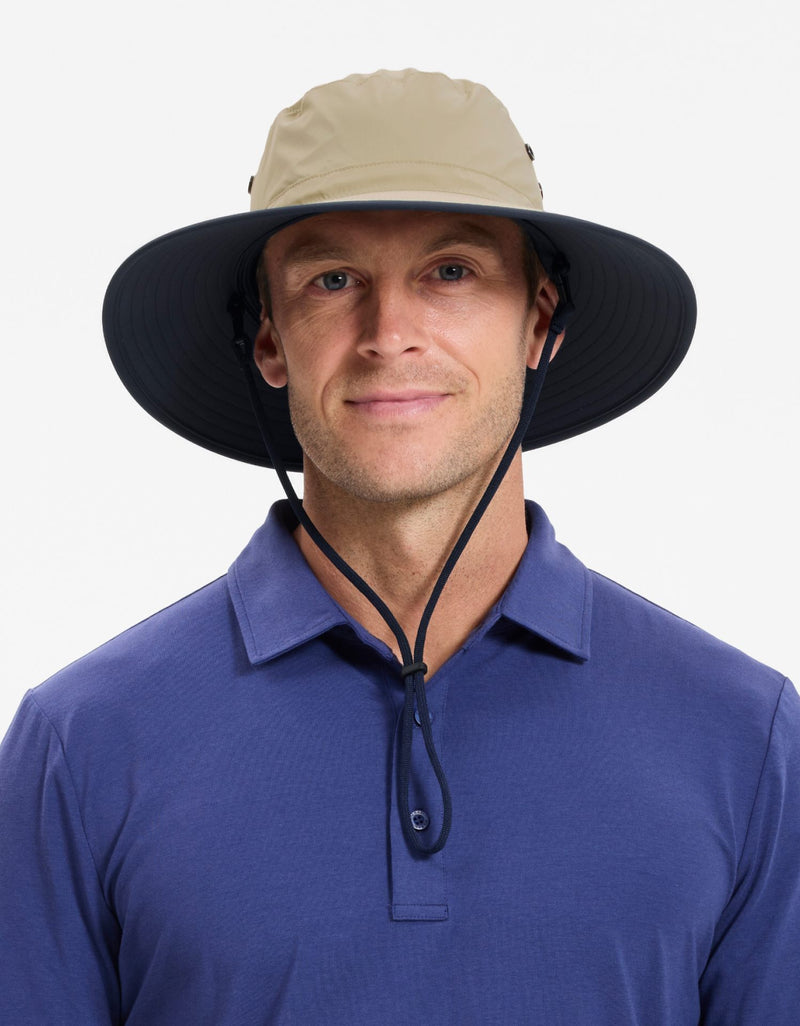 Men's Traveller Broad Brim Sun Hat UPF 50+ Solbari