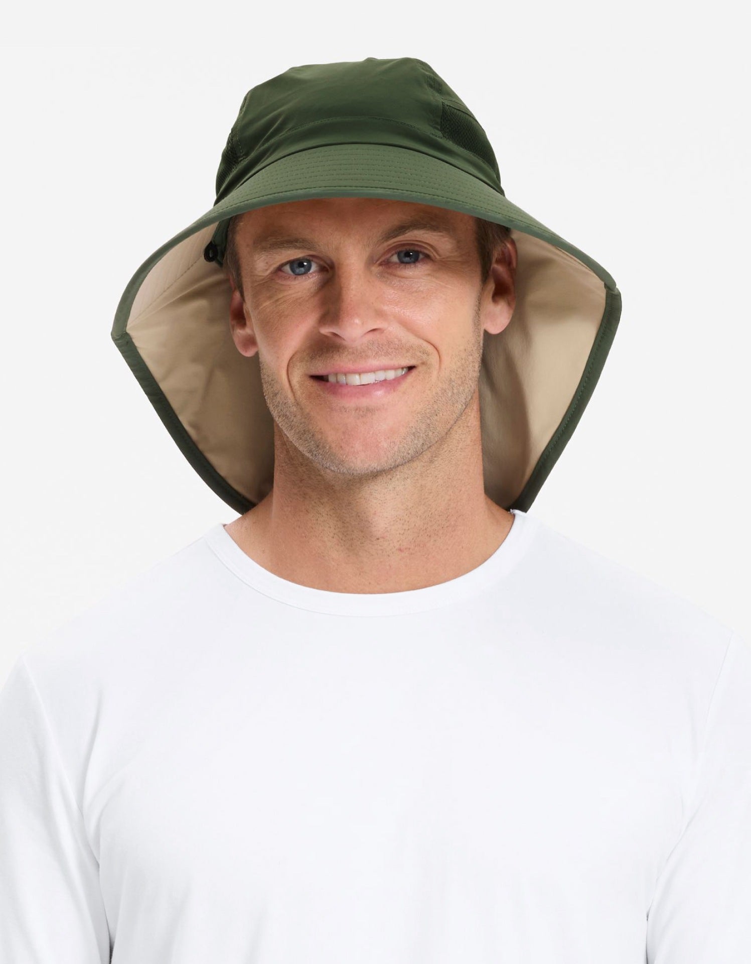 Khaki Trekker Sun Hat UPF 50+ Technical Performance | Men's Legionnaire ...