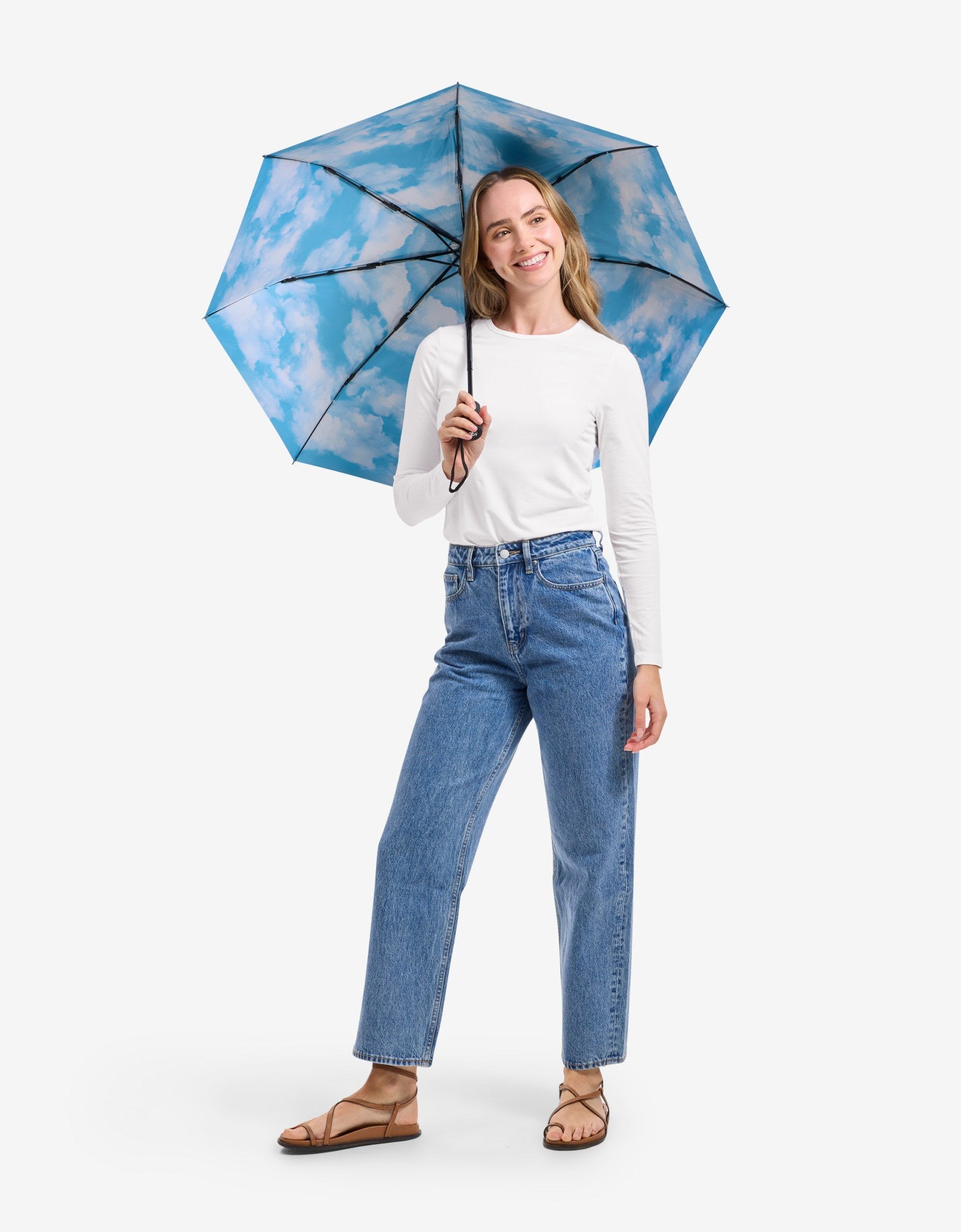 Women’s UPF 50+ Compact Sun Umbrella | UV Protection | Solbari