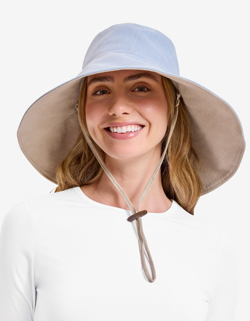 Ultra Wide Cotton Linen Hat UPF 50+ | Women's UV Protection Sun Hat Solbari