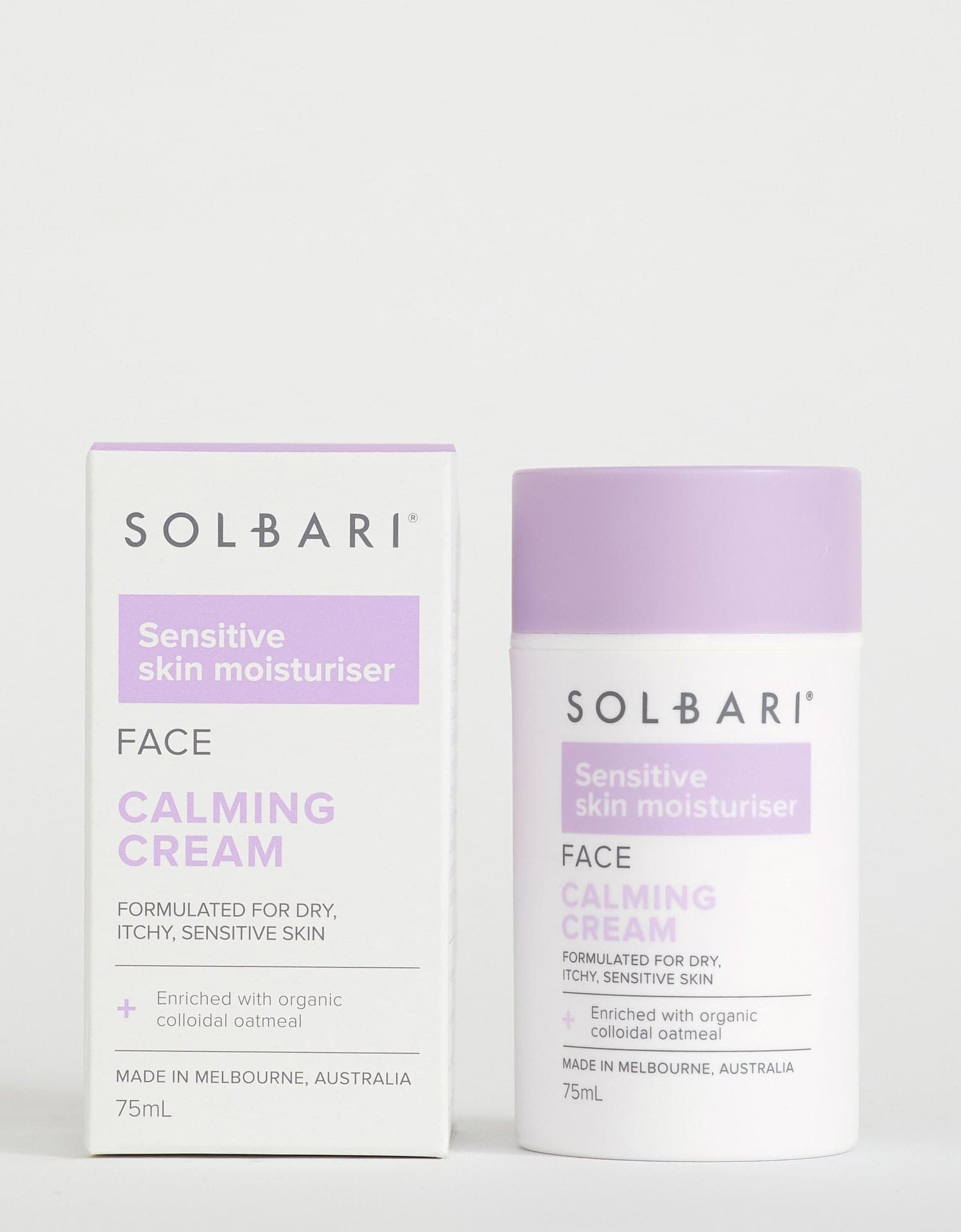 Skincare collection Solbari